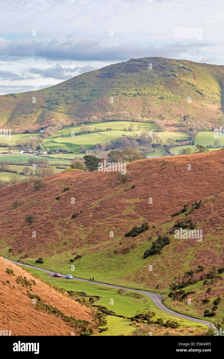Caradoc Hill from the Long Mynd, Shropshire, England, UK Stock Photo ...