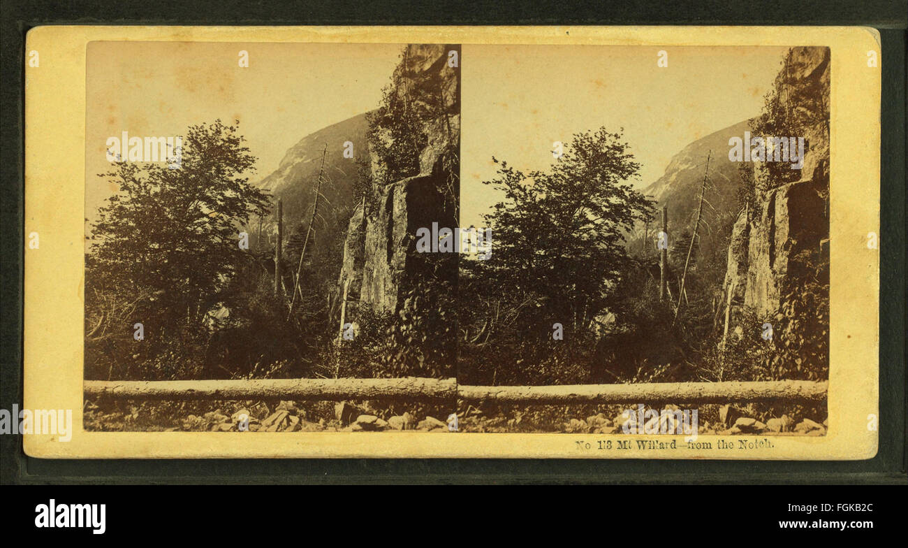 A stereoscopic view from the Robert N. Dennis collection showing Mount ...