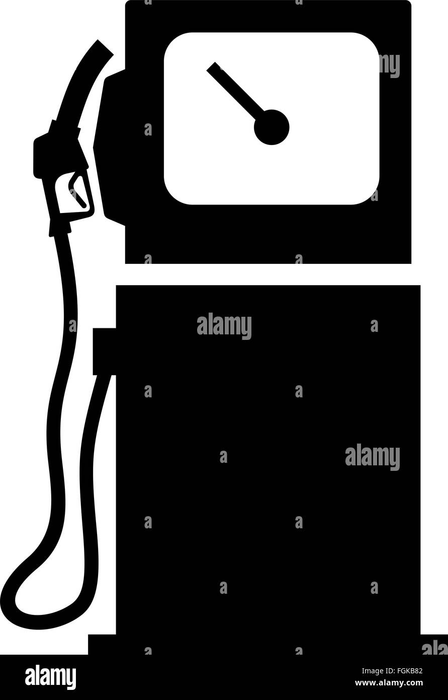 Gas pump (shade picture Stock Vector Image & Art - Alamy