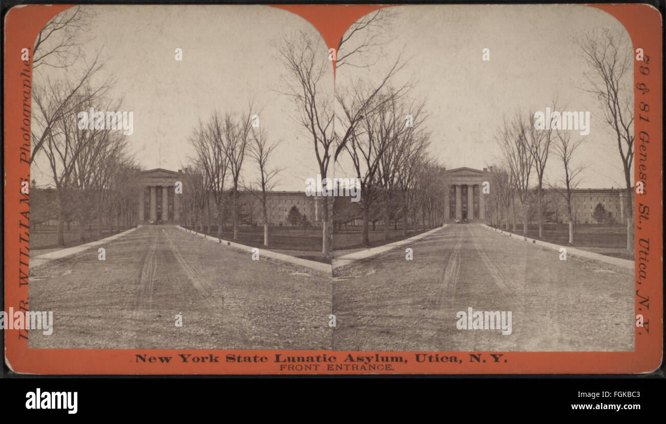 This photograph by L.B. Williams captures the front entrance of the New ...