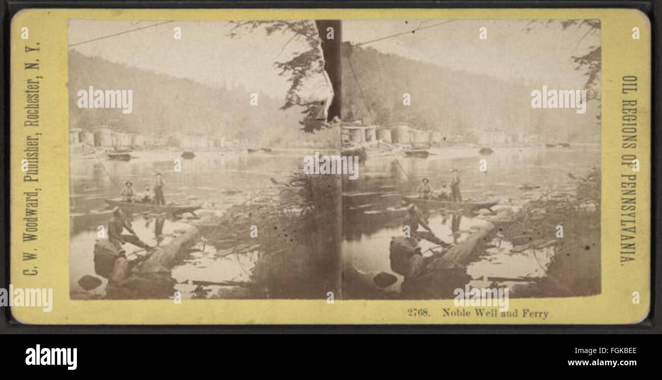 This photograph by Charles Warren Woodward captures the Noble well and ...