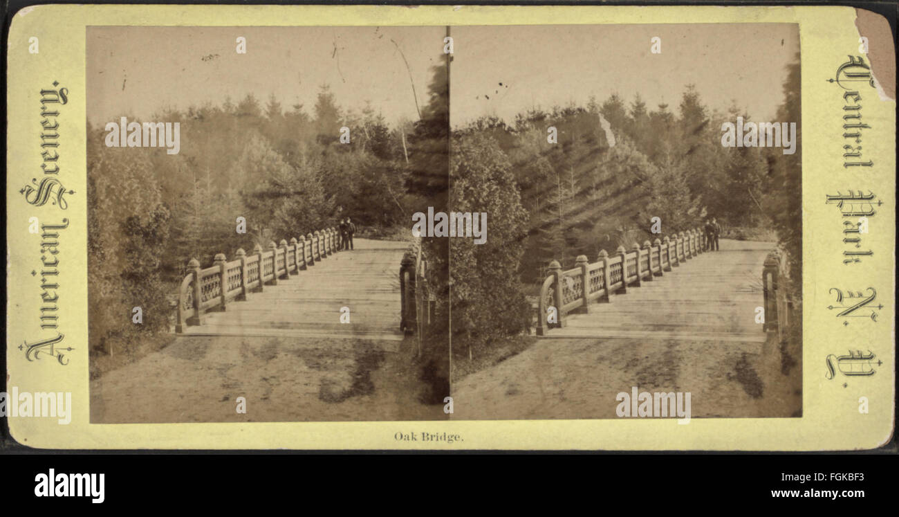 A photograph of Oak Bridge, captured by William M. Chase. The image ...