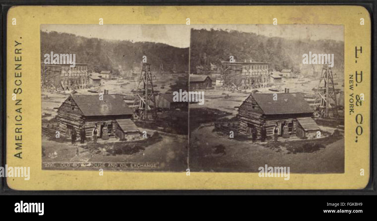 A photograph from the Robert N. Dennis collection showing the Old Boyd ...