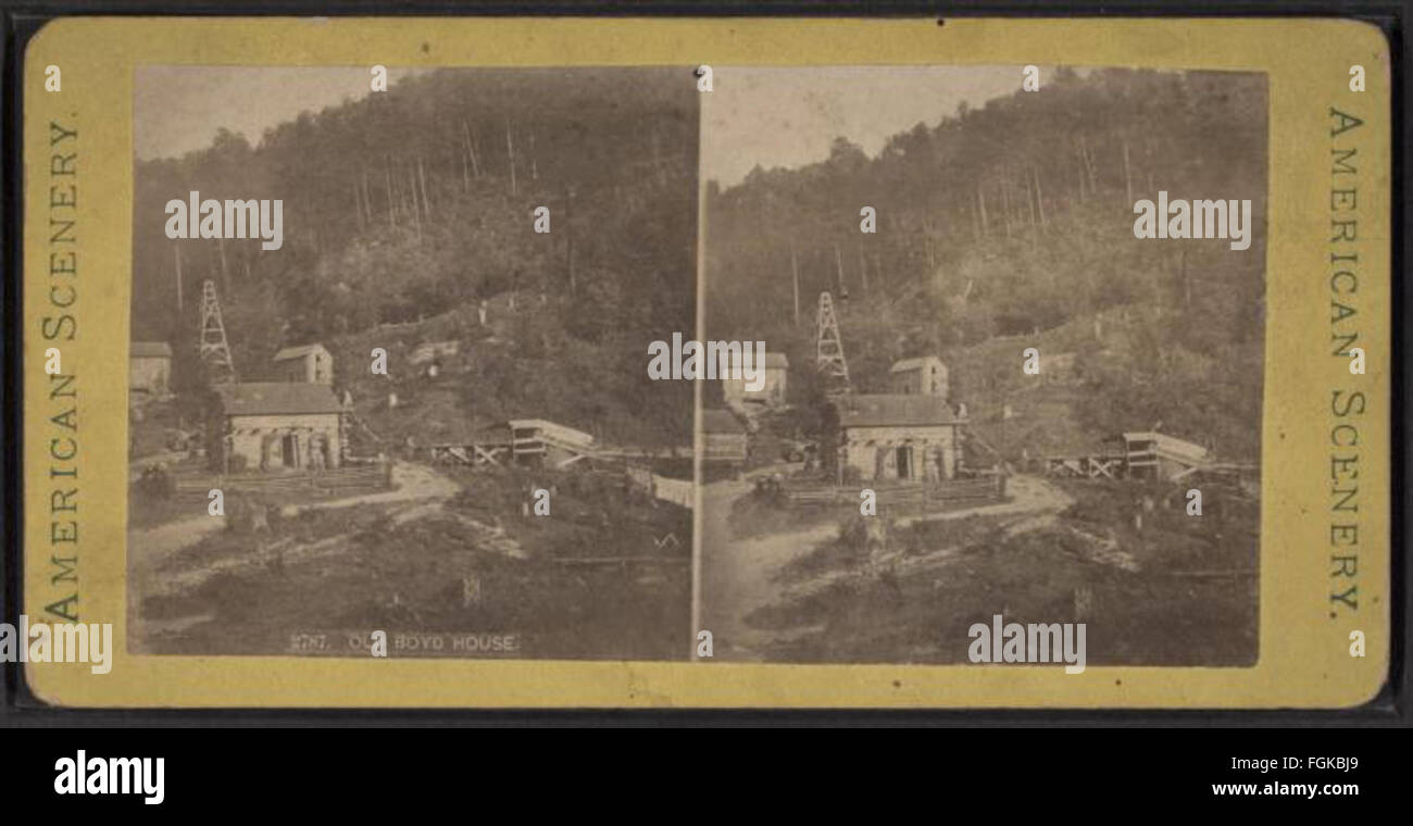 A photograph from the Robert N. Dennis collection showing the Old Boyd ...