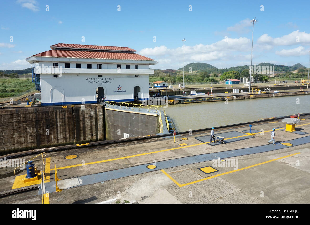 Panama Canal Locks Stock Photos & Panama Canal Locks Stock Images - Alamy