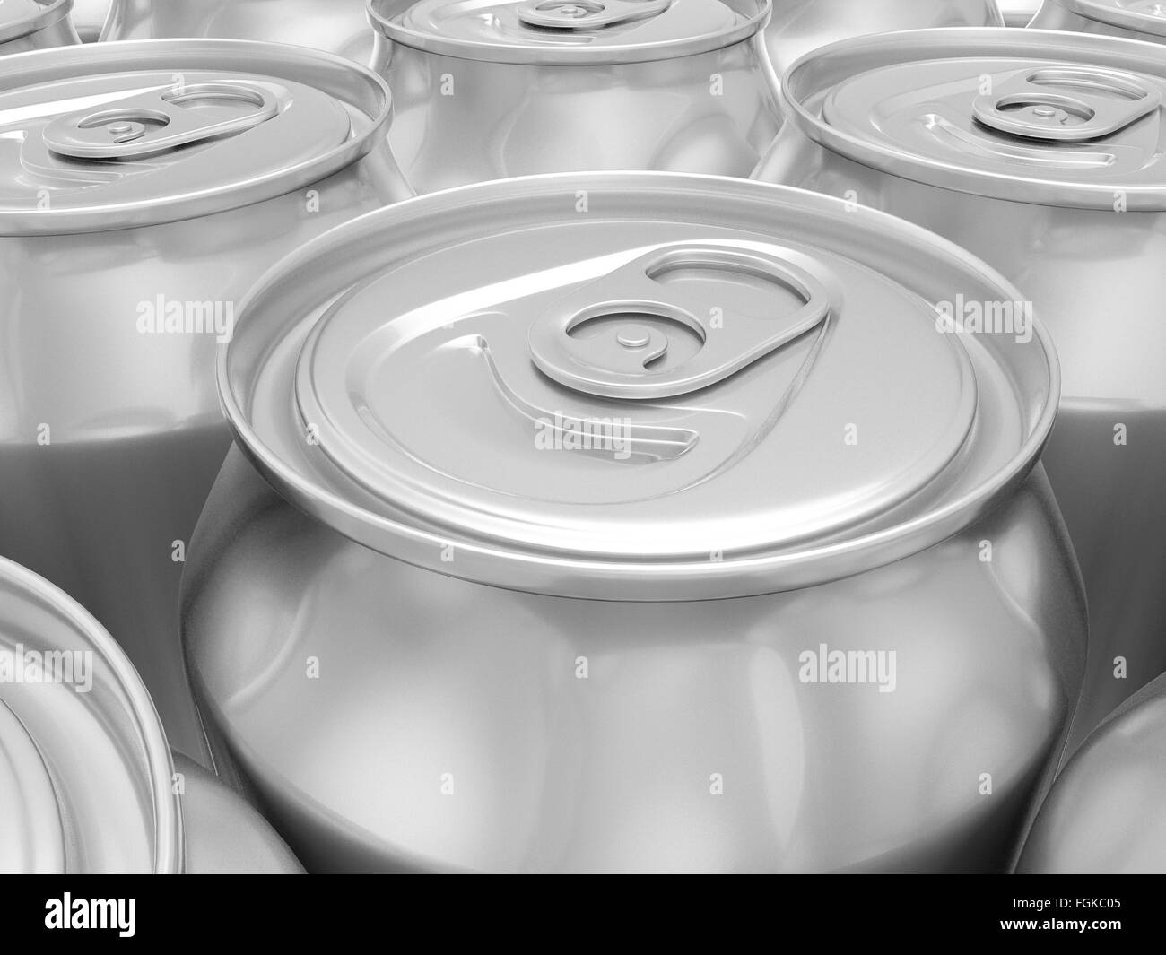 Aluminum drink can background. 3D rendering background Stock Photo - Alamy