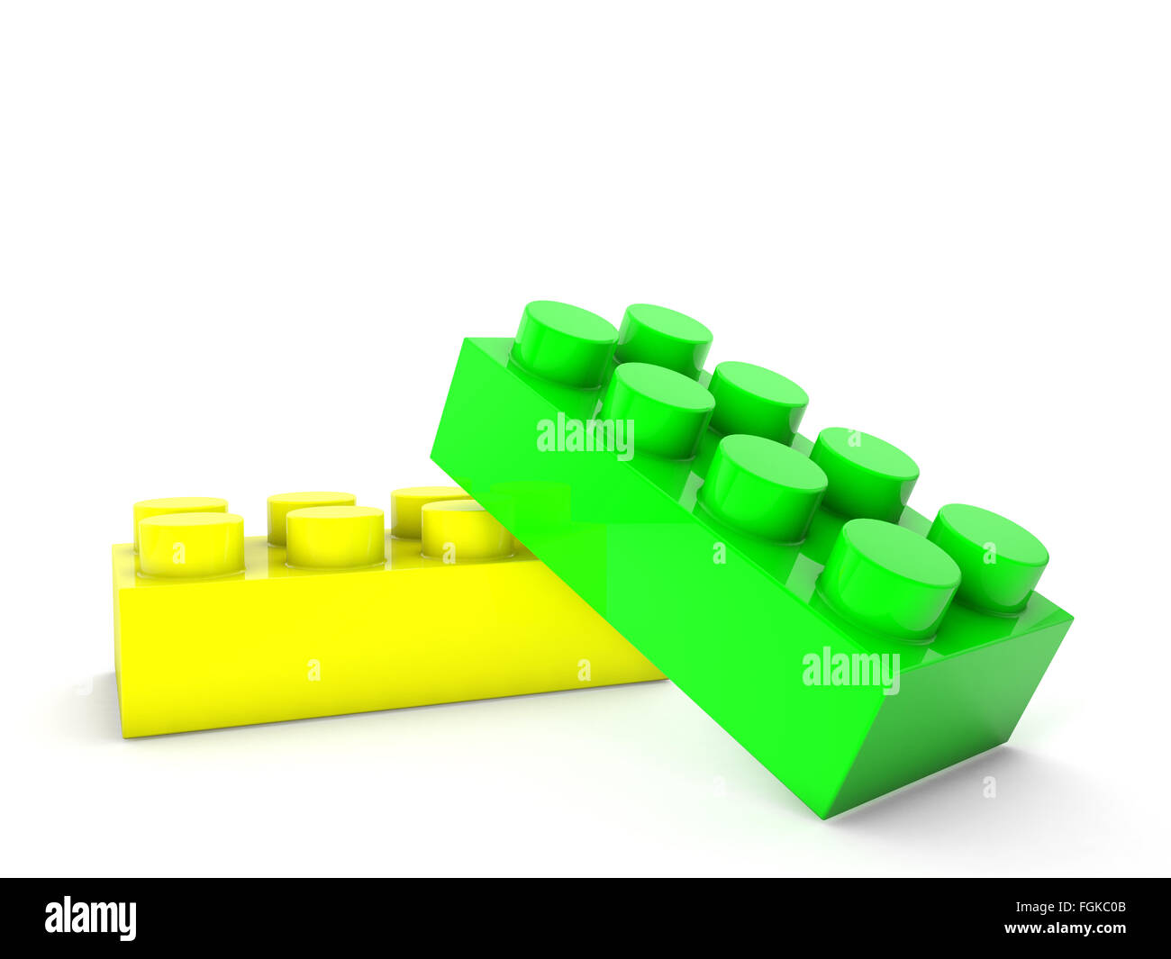 Lego blocks on a white background Stock Photo - Alamy