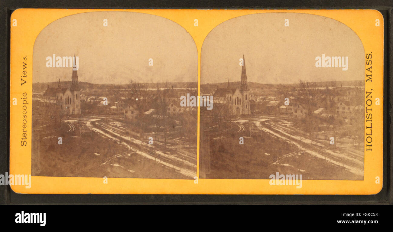 This panoramic photograph by Thomas R. Lewis shows a wide view from a ...