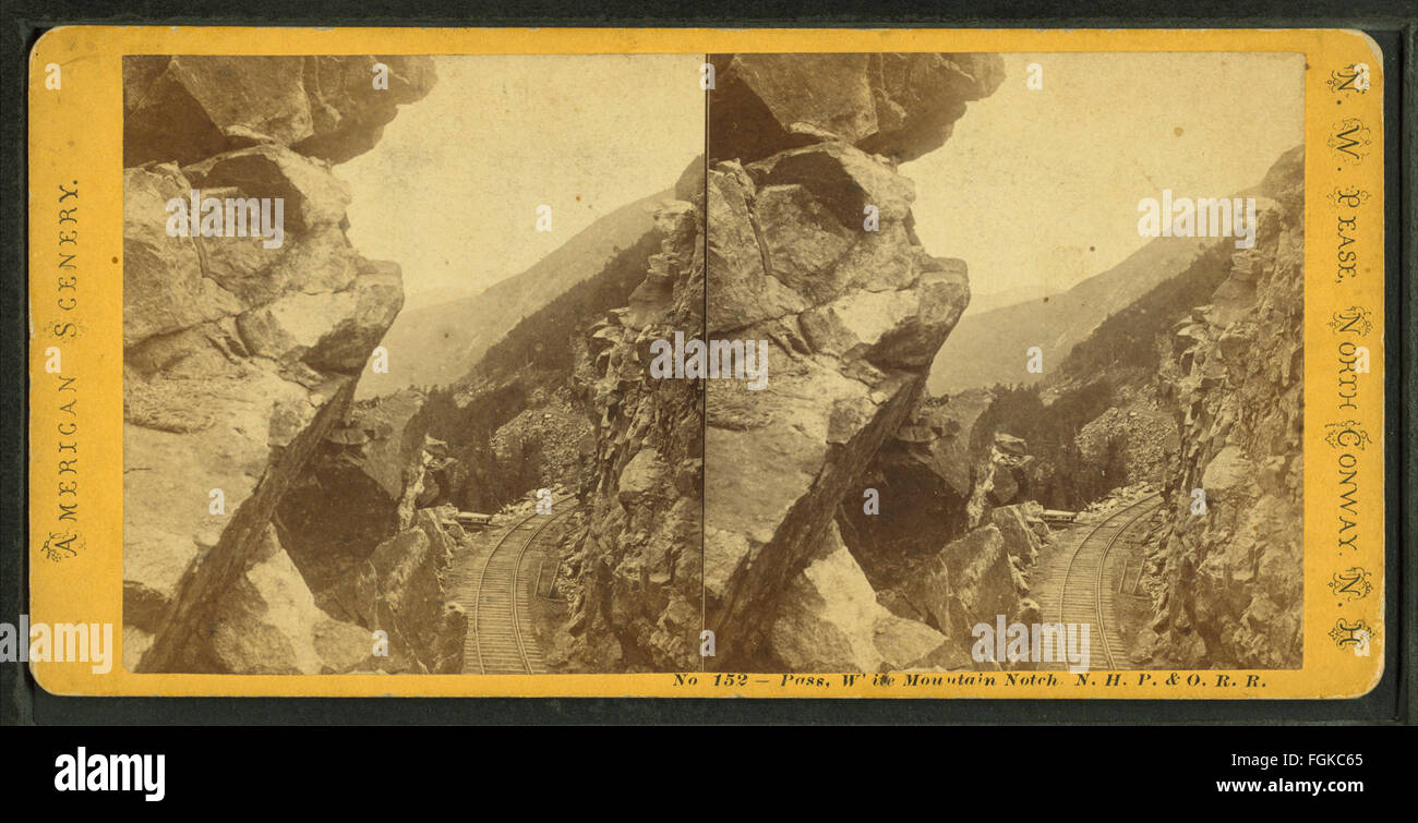 A photograph by Nathan W. Pease showing the Pass at White Mountain ...