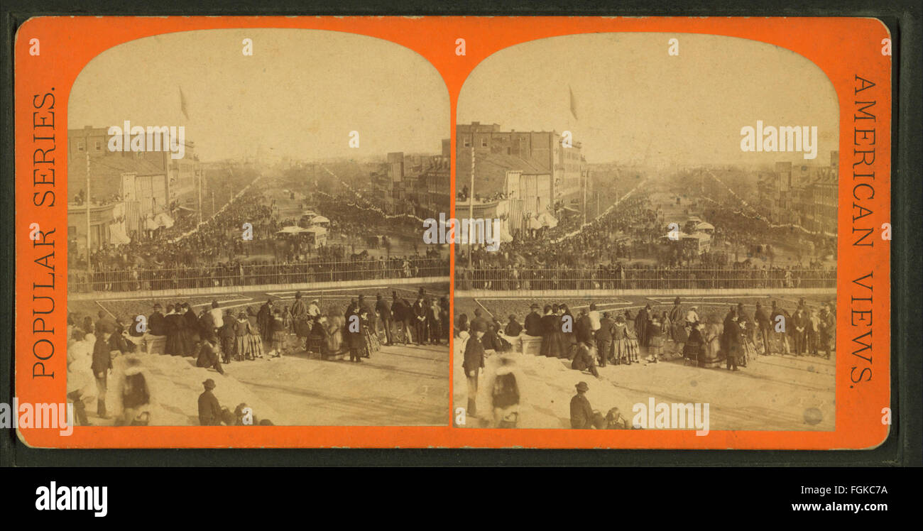 A photograph of Pennsylvania Avenue on Carnival Day, taken by E. & H.T ...