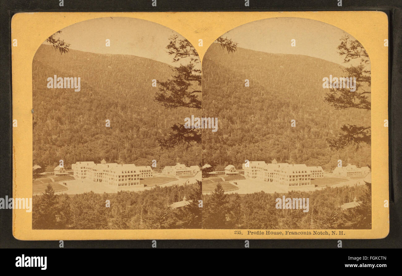 This photograph by Kilburn Brothers captures Profile House in Franconia ...