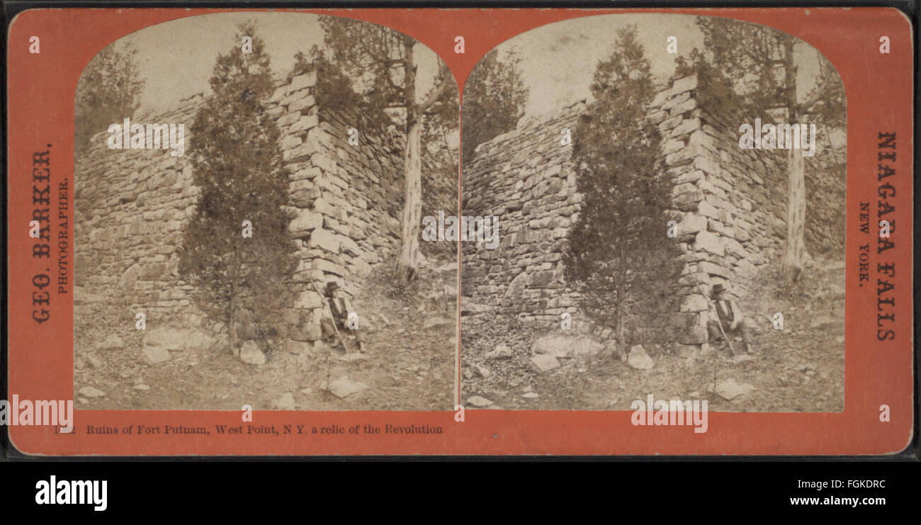 This image shows the ruins of Fort Putnam at West Point, New York. The ...