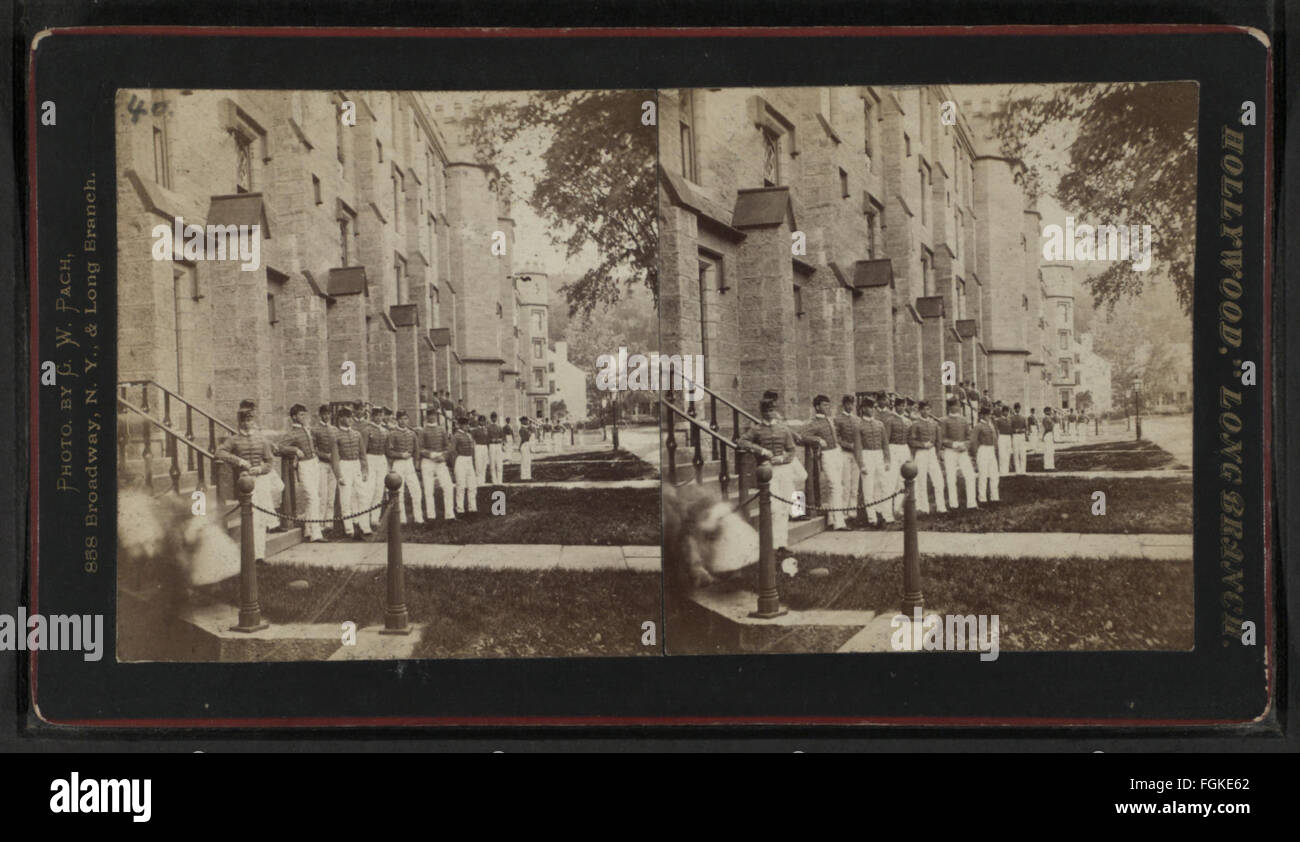 A photograph by Gustavus W. Pach showcasing scenes around West Point ...