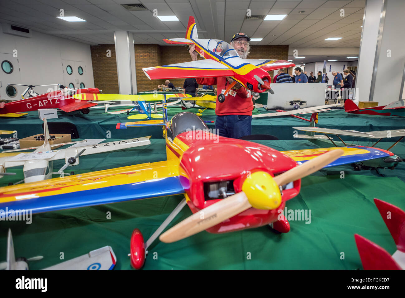 The annual Modelworld show at the Brighton Centre, taking place all ...