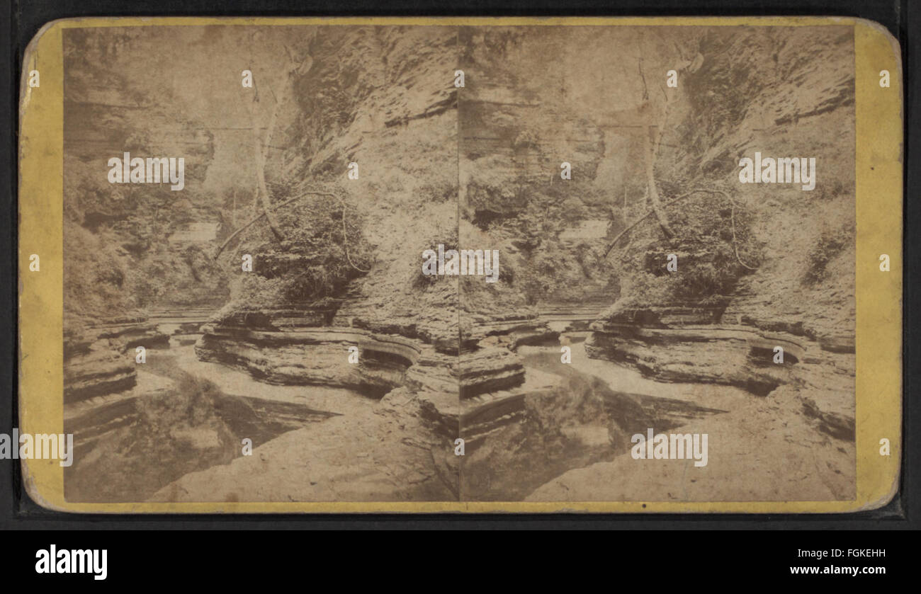 A stereoscopic photograph from the Robert N. Dennis collection showing ...