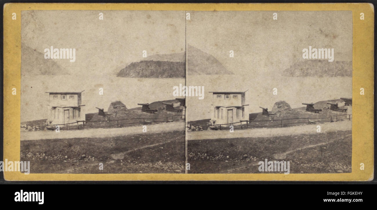 A photograph by E. & H.T. Anthony showing a siege battery from the W. P ...