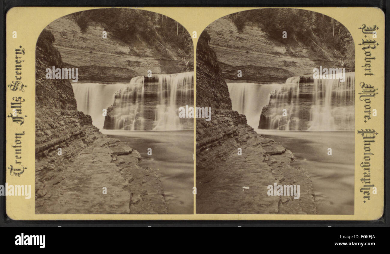 A photograph showing Sherman or First Fall, captured by J. Robert Moore ...