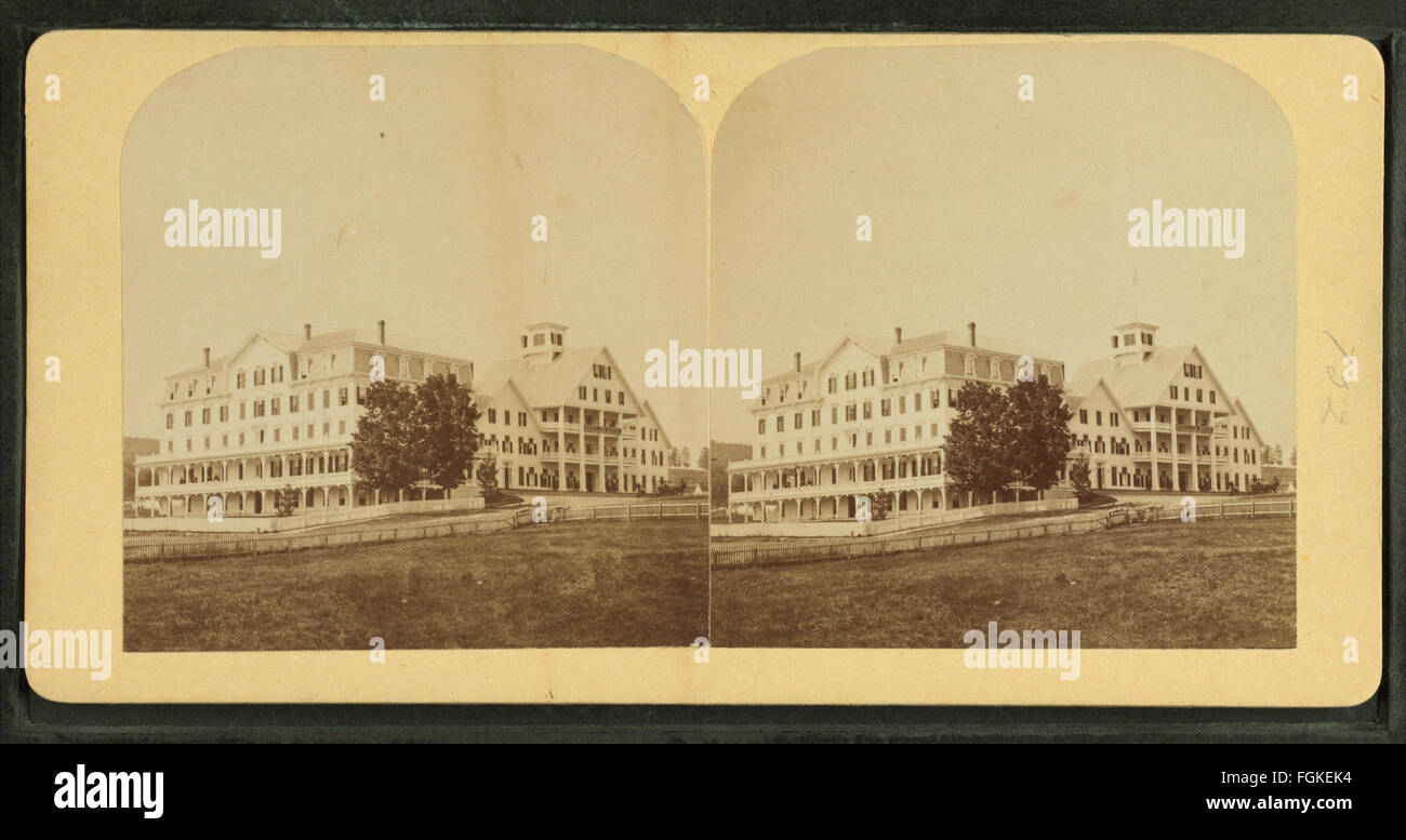 A stereoscopic view from the Robert N. Dennis collection showing the ...