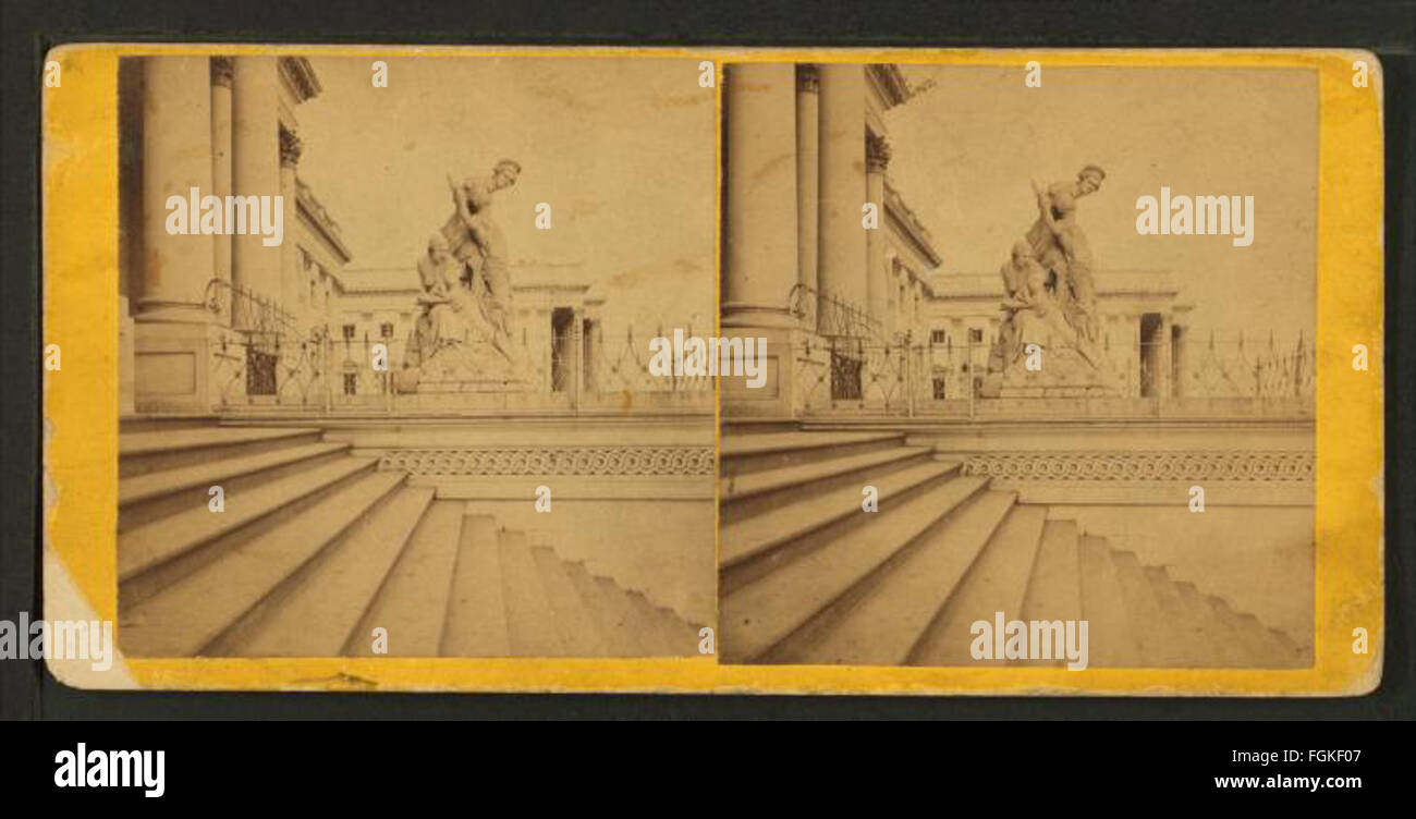 A photograph by G. D. Wakely of the Statue of Civilization, depicting ...