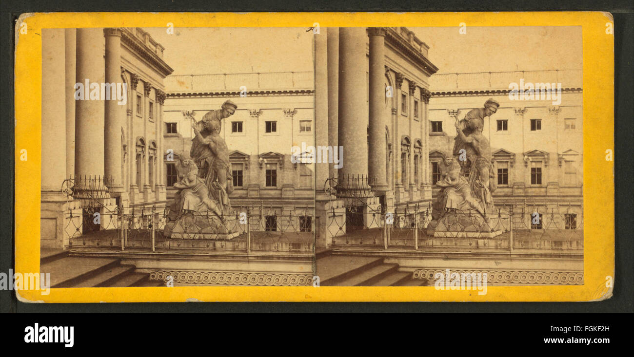 A photograph of the Statue of Civilization, located at the East Portico ...