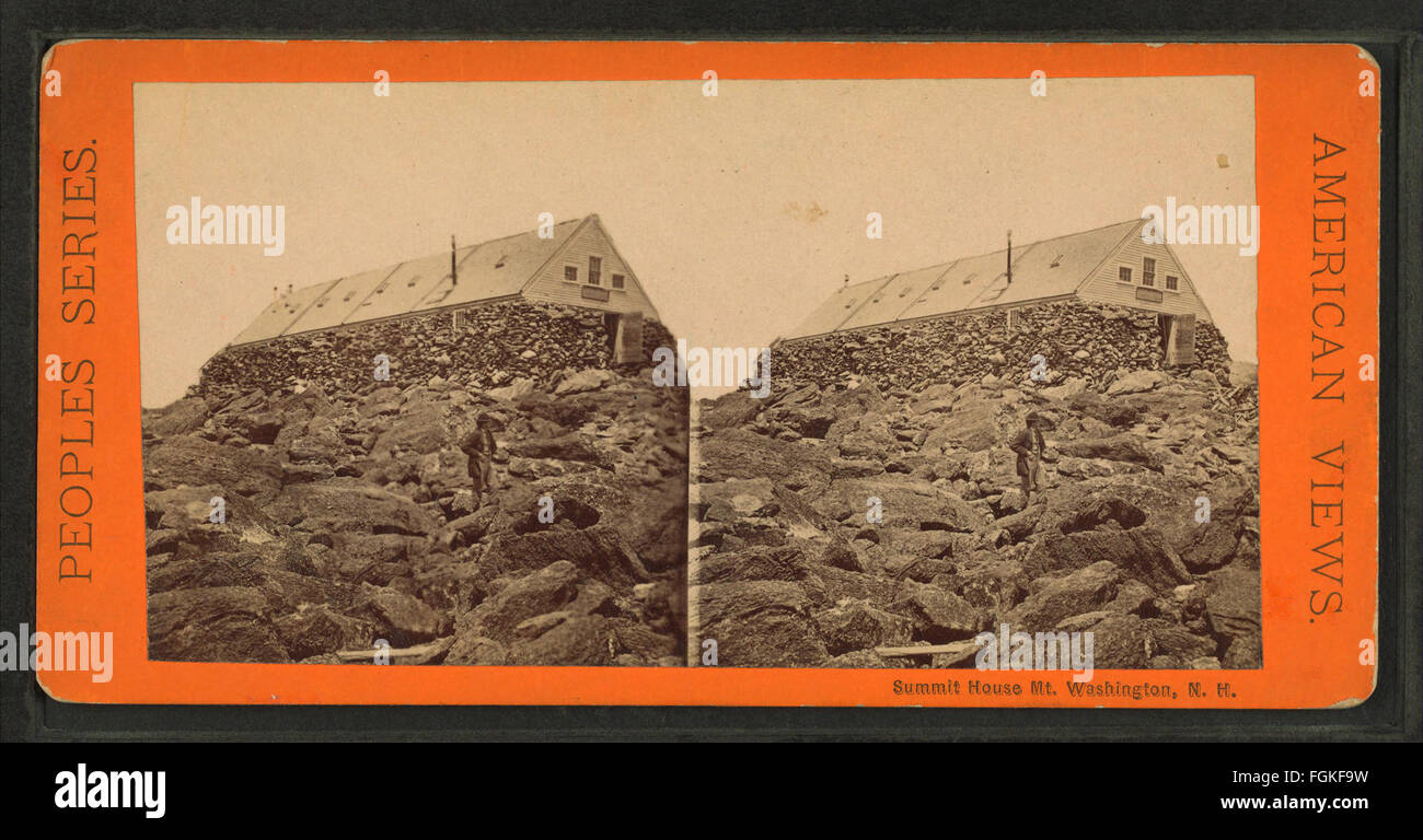 An image of the Summit House on Mount Washington, New Hampshire ...
