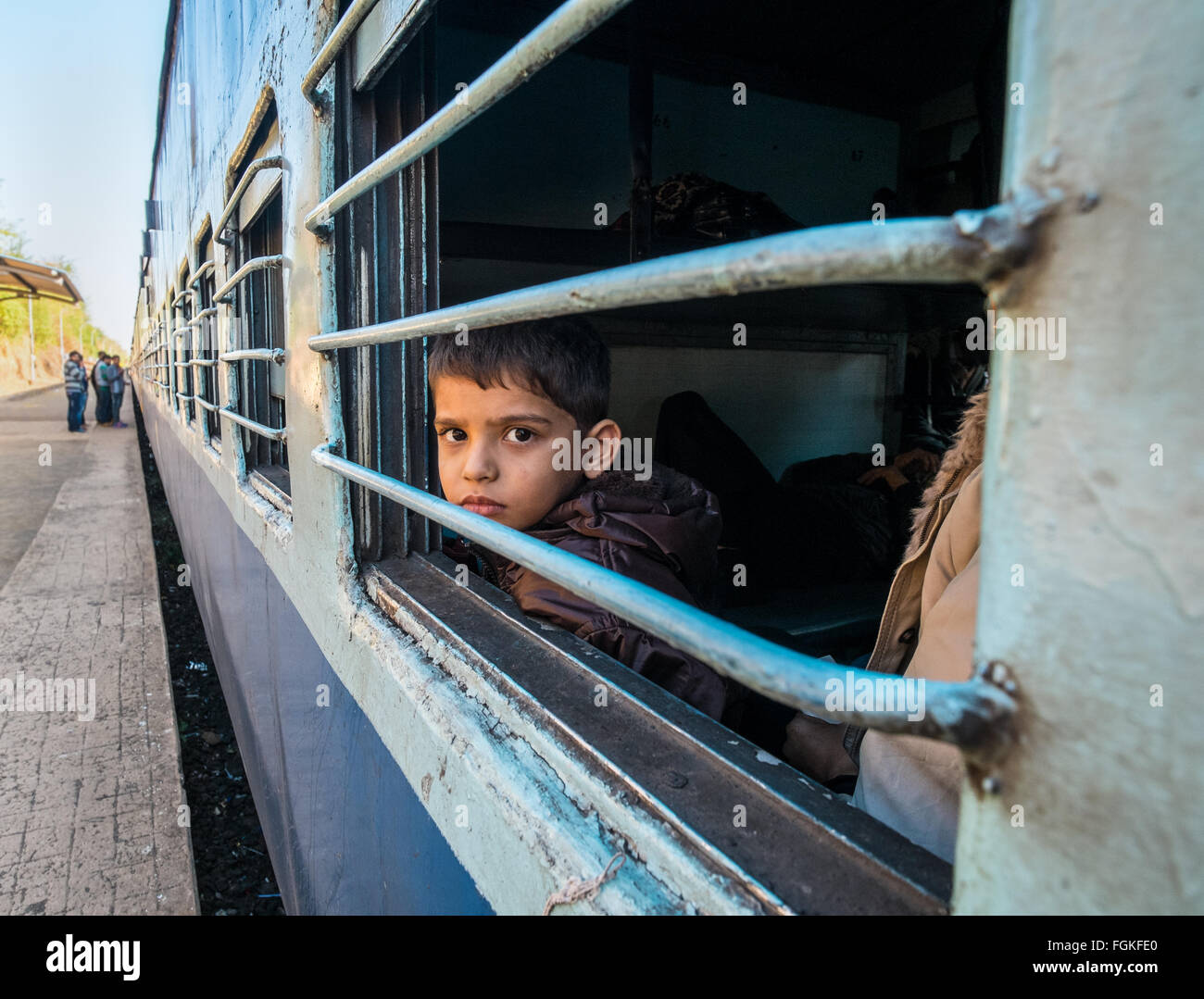 Indian train window hi-res stock photography and images - Alamy