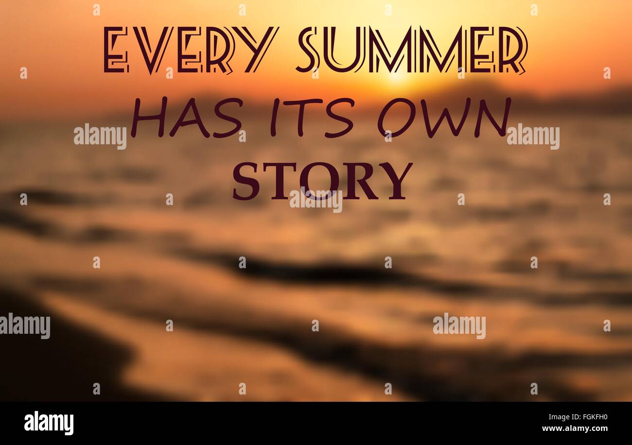 beautiful drawn lettering every summer has it's own story on a soft ...