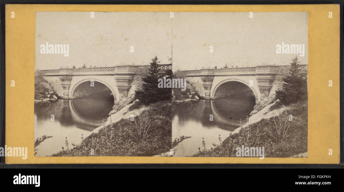 A photograph of the Balcony Bridge, captured by the E. & H.T. Anthony ...