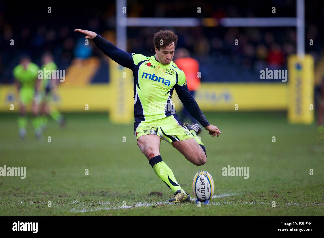 Sixways Stadium, Worcester, UK. 20th Feb, 2016. Aviva Premiership ...
