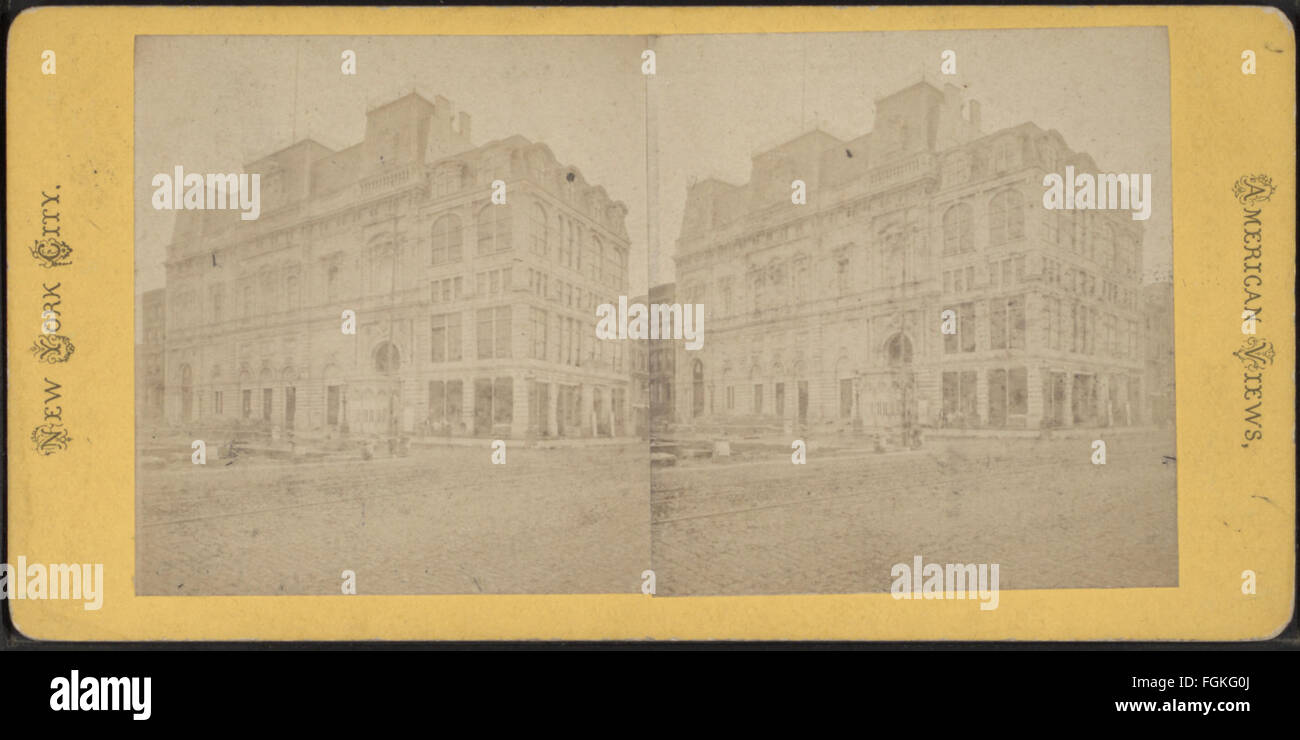 A stereoscopic view from the Robert N. Dennis collection showing Booth ...
