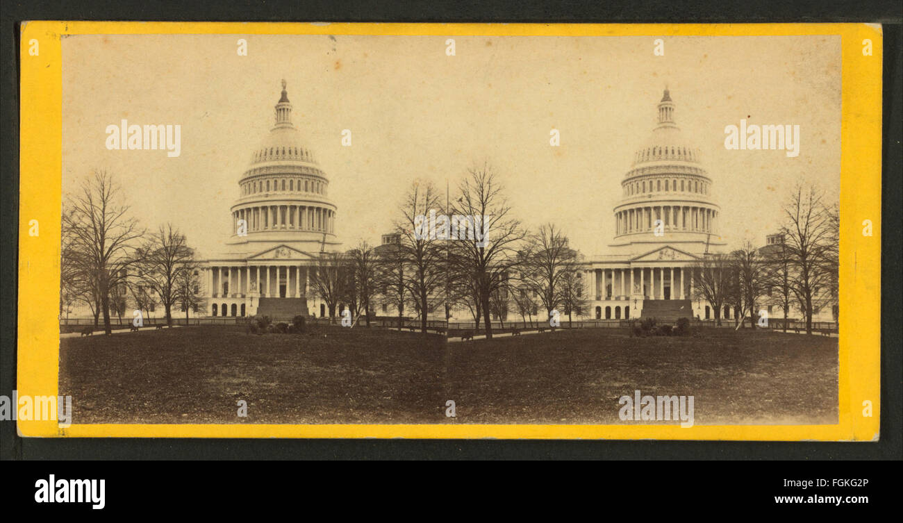 A photograph by E. & H.T. Anthony showing The Capitol from East Capitol ...