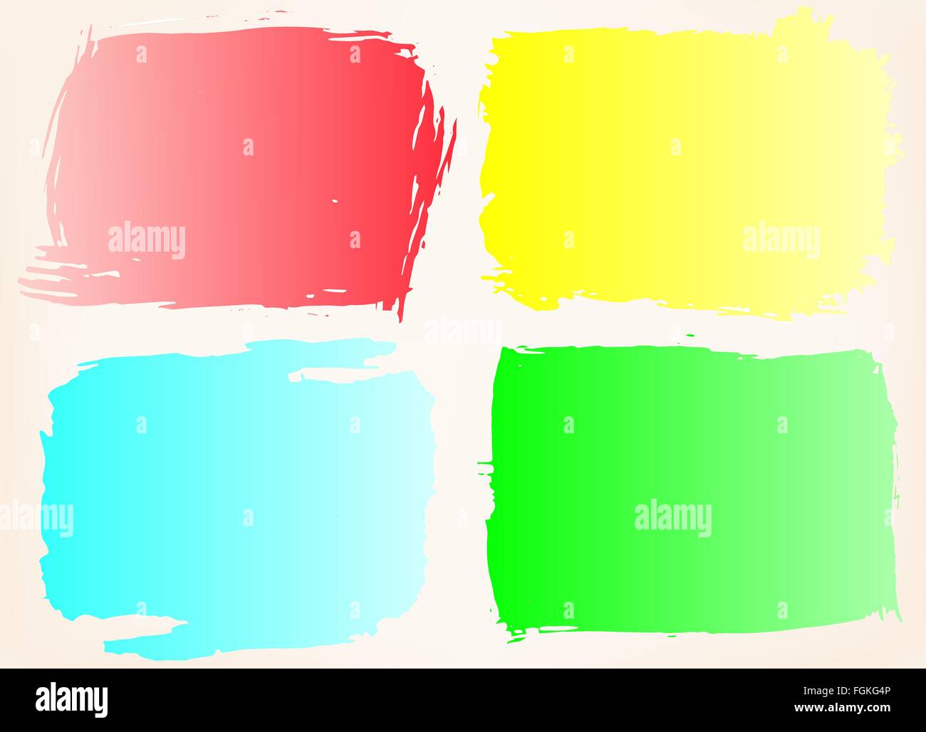 Colorful Grunge Border