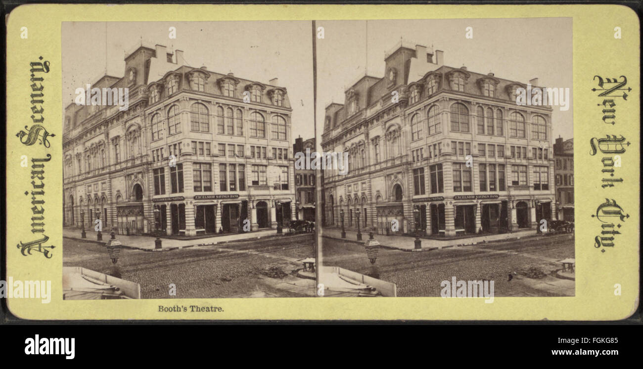 A photograph from the Robert N. Dennis collection showing Booth’s ...