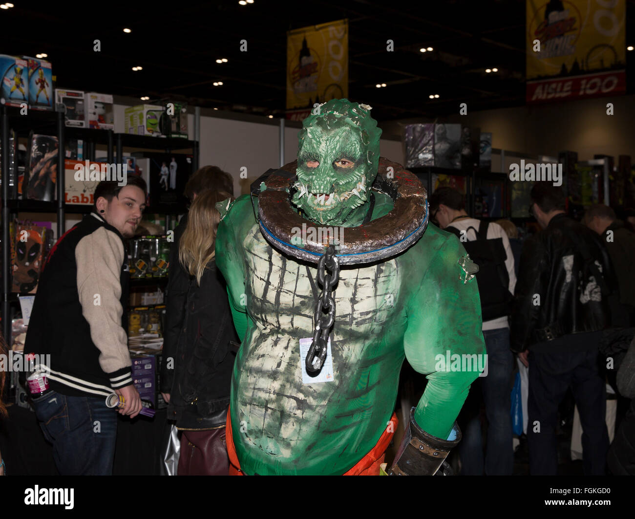 ExCel London,UK,20th February 2016,London super comic convention is the ...