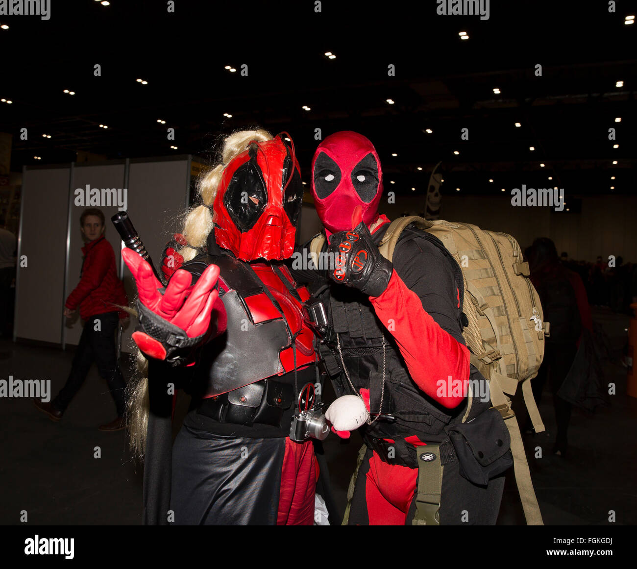 ExCel London,UK,20th February 2016,London super comic convention is the ...