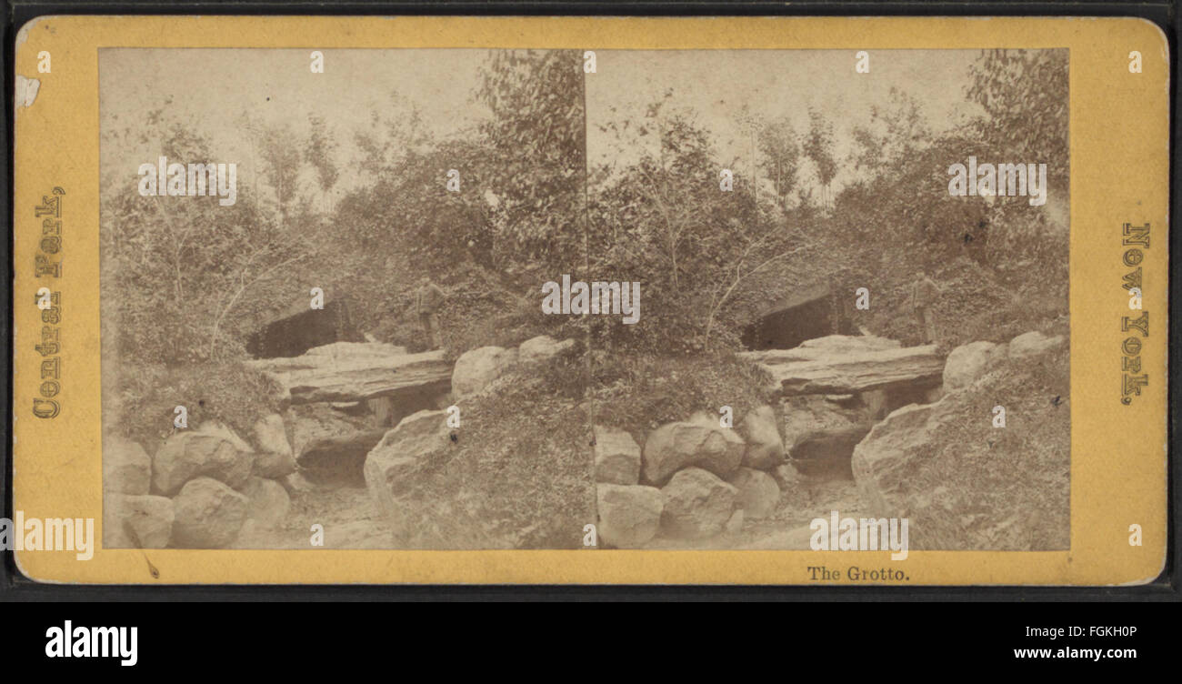 This image shows *The Grotto*, a natural rock formation, capturing its ...