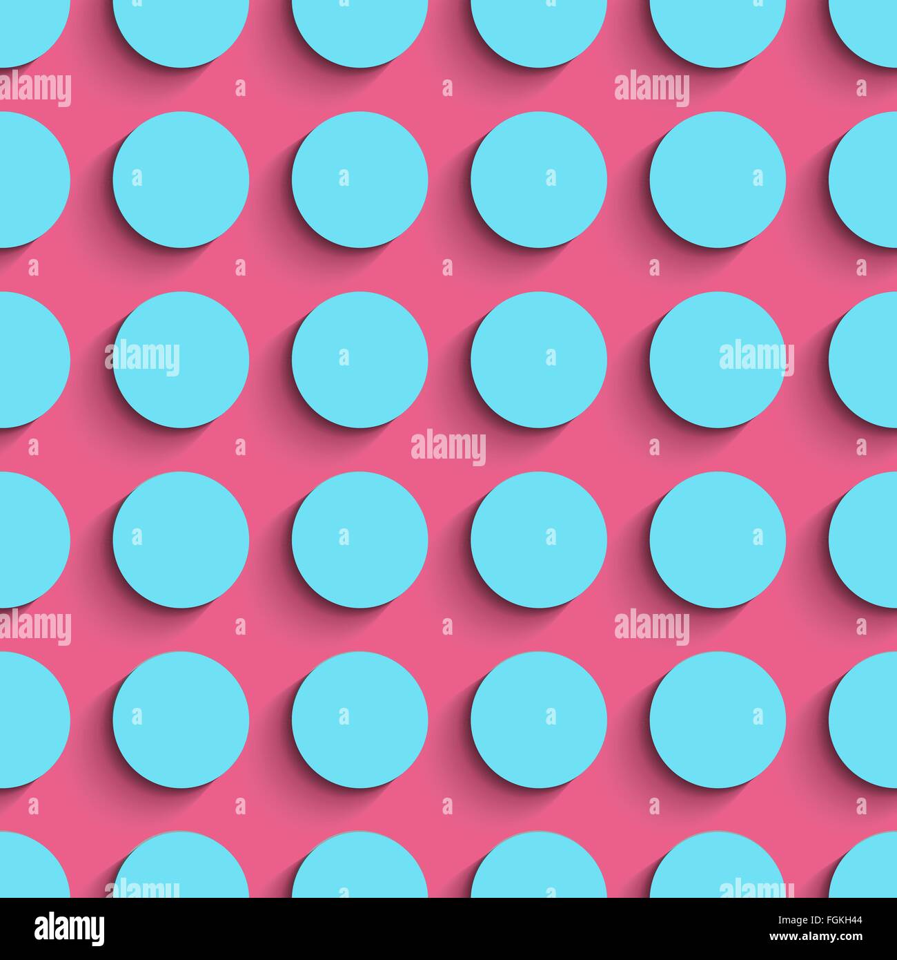 Seamless colorful Circle Pattern. Vector Soft Background. Regular White ...