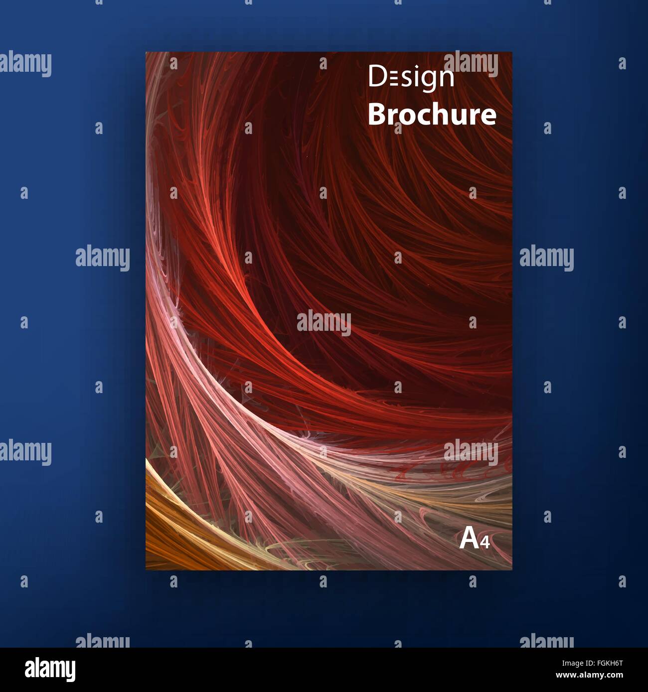 Vector colorful sand brochure - booklet cover design templates ...