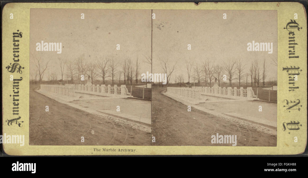 This image by William M. Chase showcases the Marble Archway ...