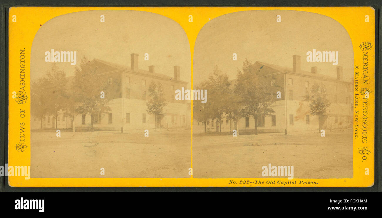 An image of the Old Capitol Prison, captured by the American ...