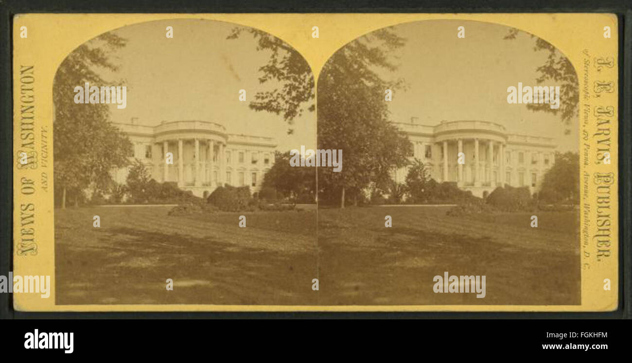 This photograph by J. F. Jarvis shows The President's House ...