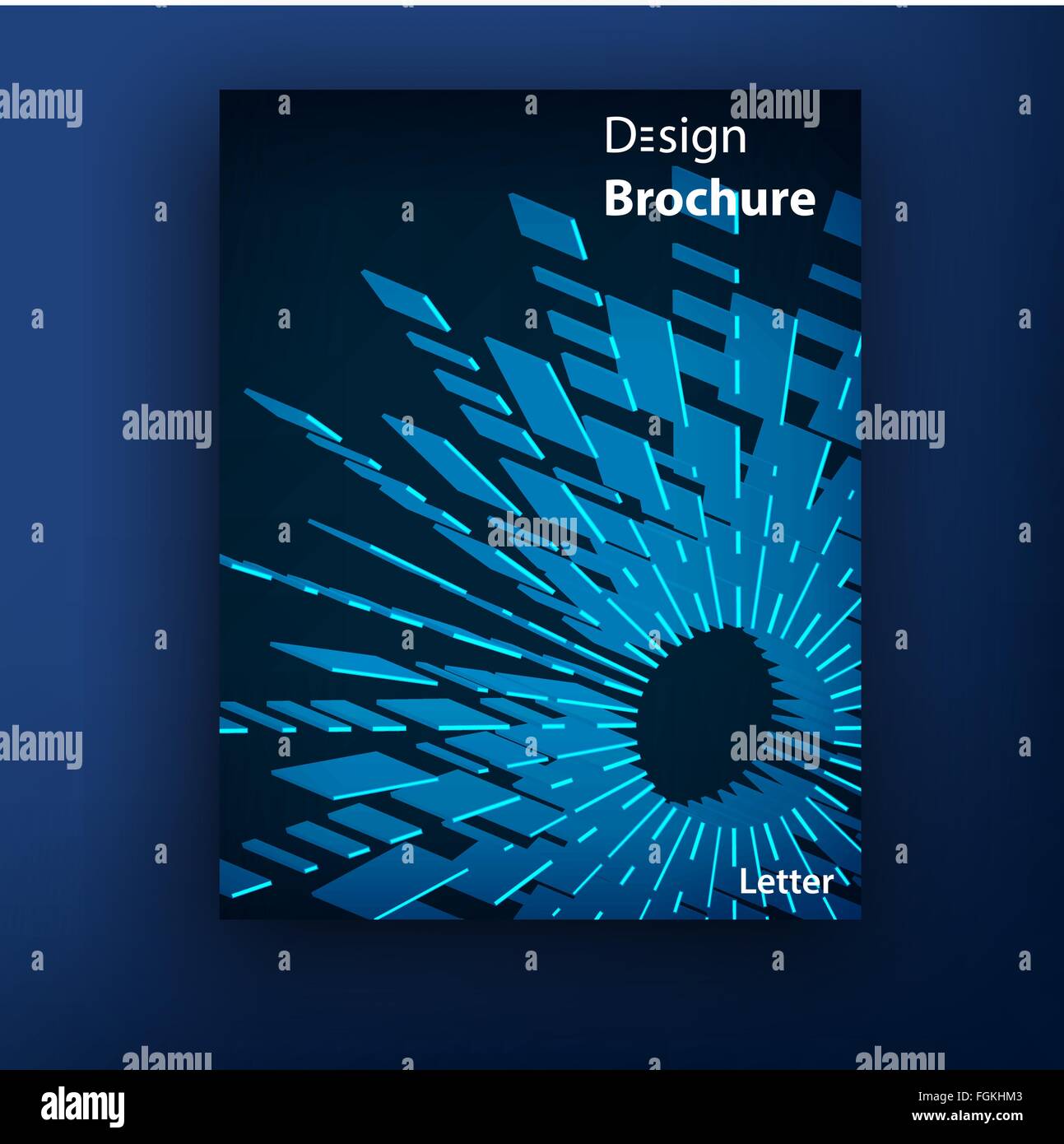 Vector 3d shape brochure booklet cover design templates collection ...