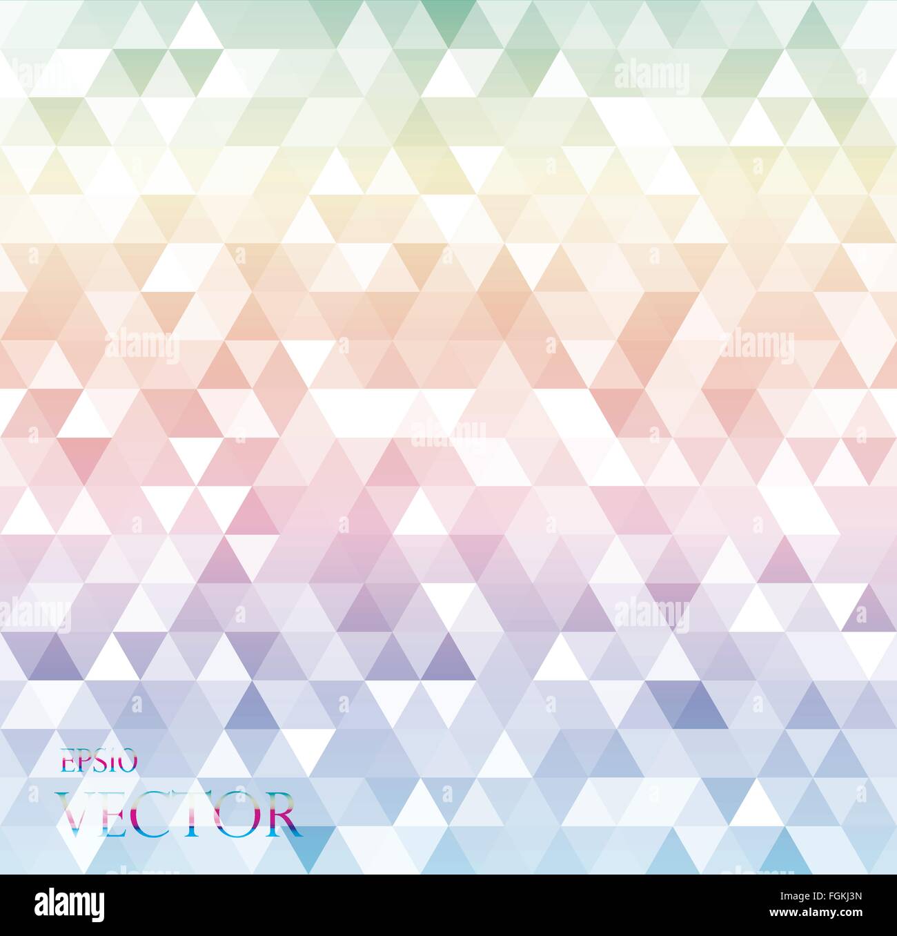 modern white abstract background with rainbow gradient triangles ...