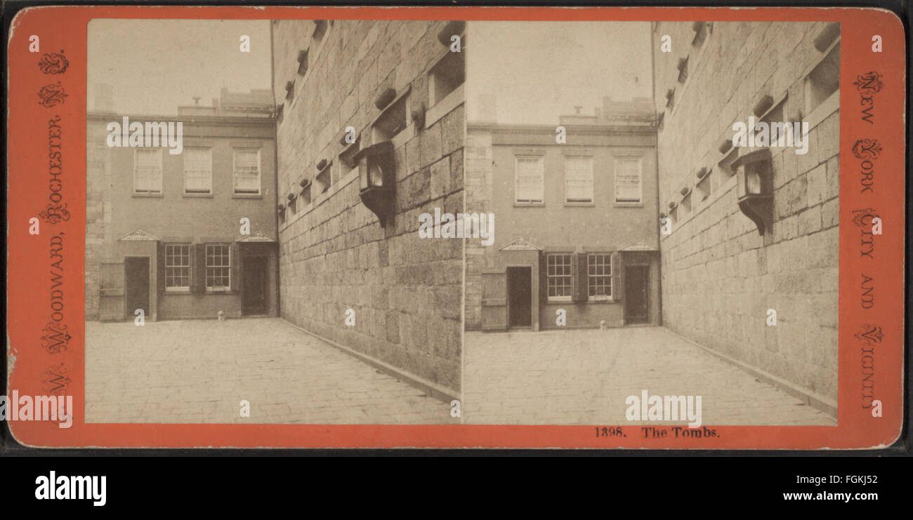 A photograph of The Tombs, a notorious prison in New York City, from ...