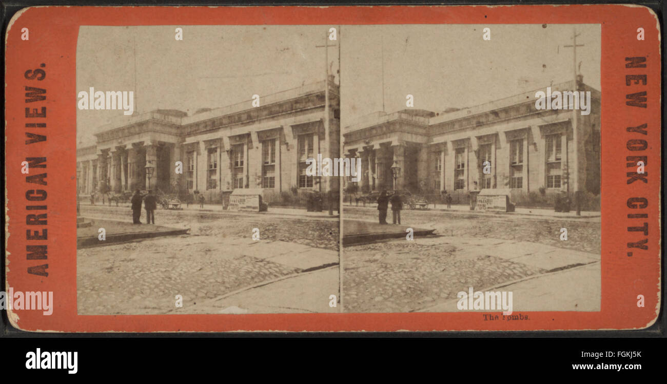 A stereoscopic image from the Robert N. Dennis collection showing The ...