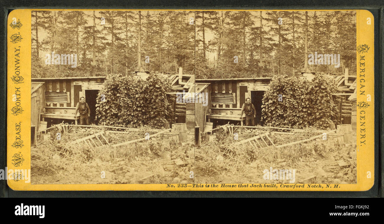 A photograph by Nathan W. Pease of the House that Jack Built, located ...