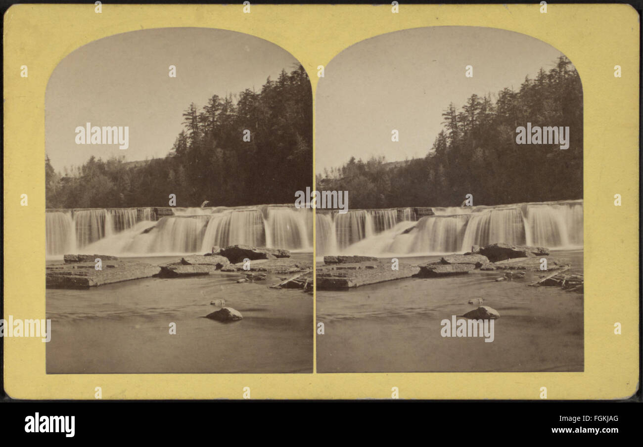 A photograph of the Third Fall, part of a waterfall series in the ...