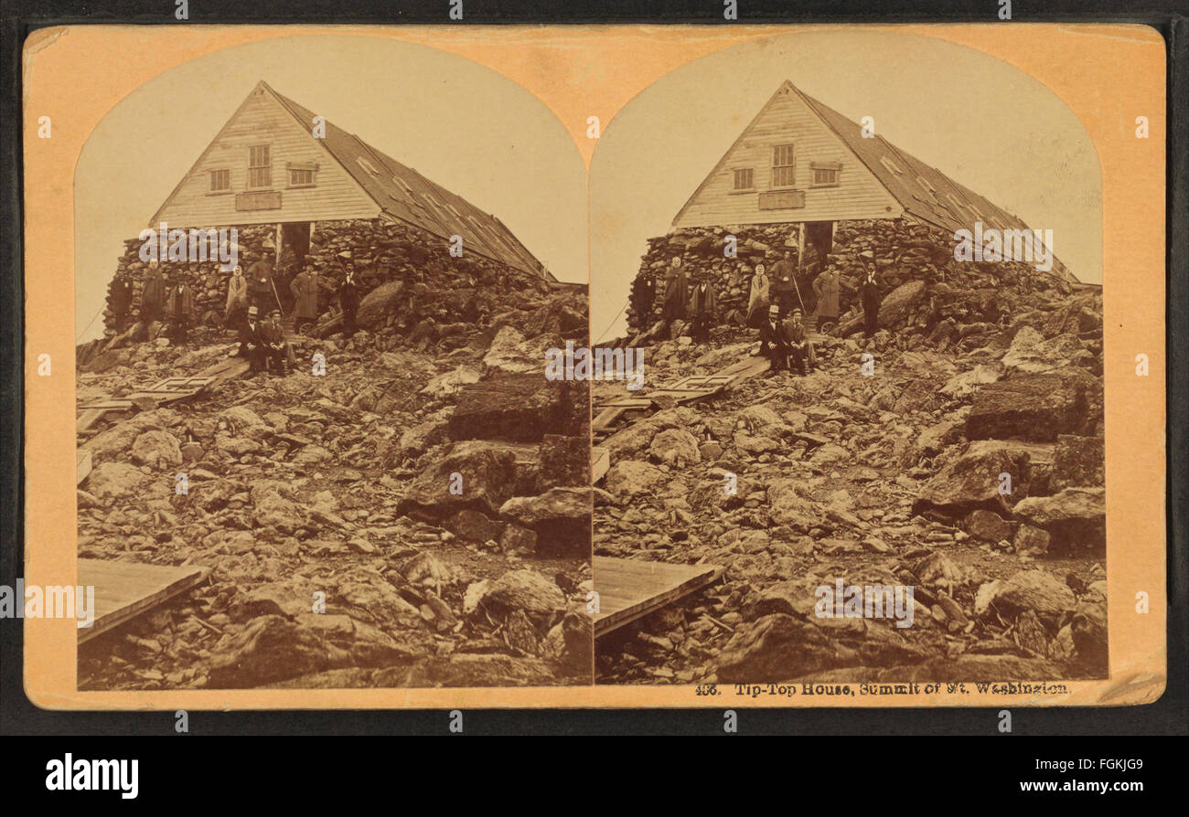 This photograph by Kilburn Brothers shows the Tip Top House at the ...