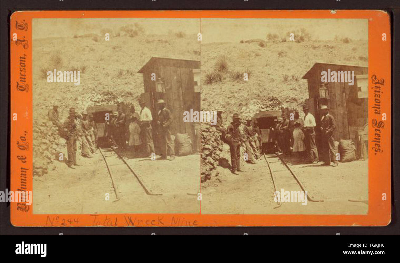 This photograph by Henry Buehman captures miners working at the Total ...
