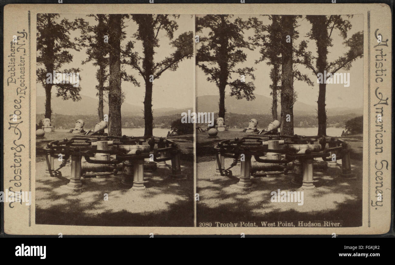 This photograph by Webster & Albee depicts Trophy Point, a historic ...